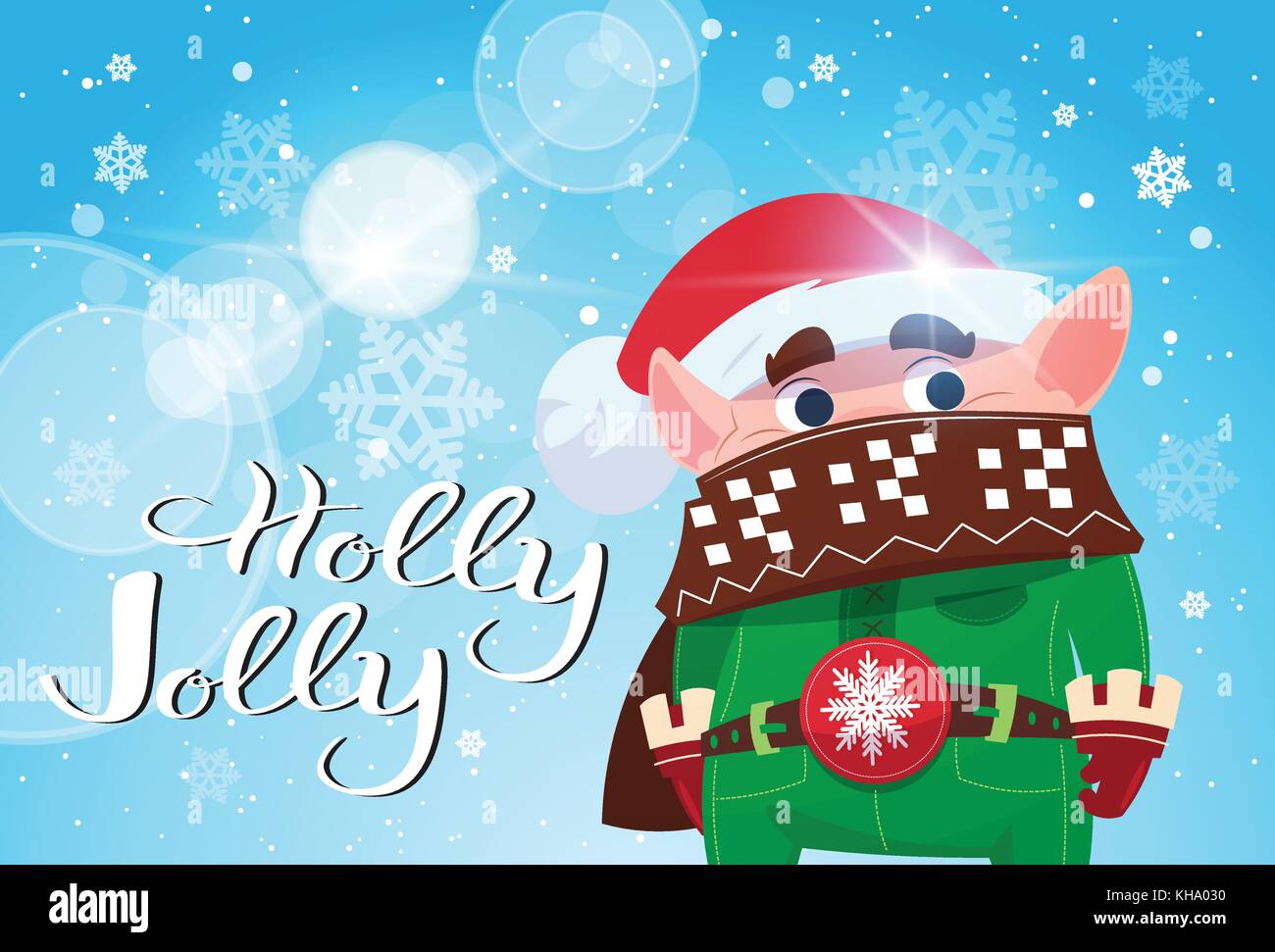 Jolly happiness Stock Vector Images - Alamy