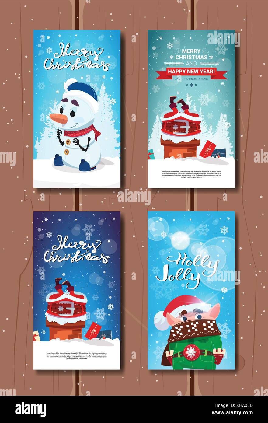 Posters stuck Stock Vector Images - Alamy