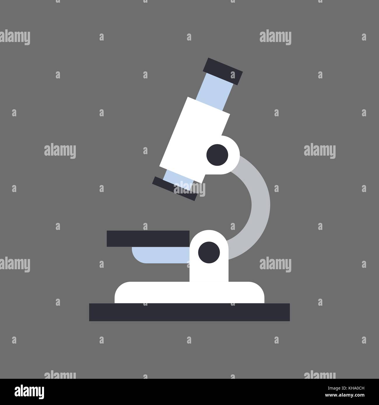 Microscope lab icon hi-res stock photography and images - Alamy