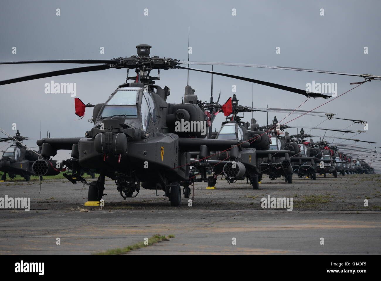 U.S. Army 1st Air Cavalry Brigade, 1st Cavalry Division helicopters, 30 ...