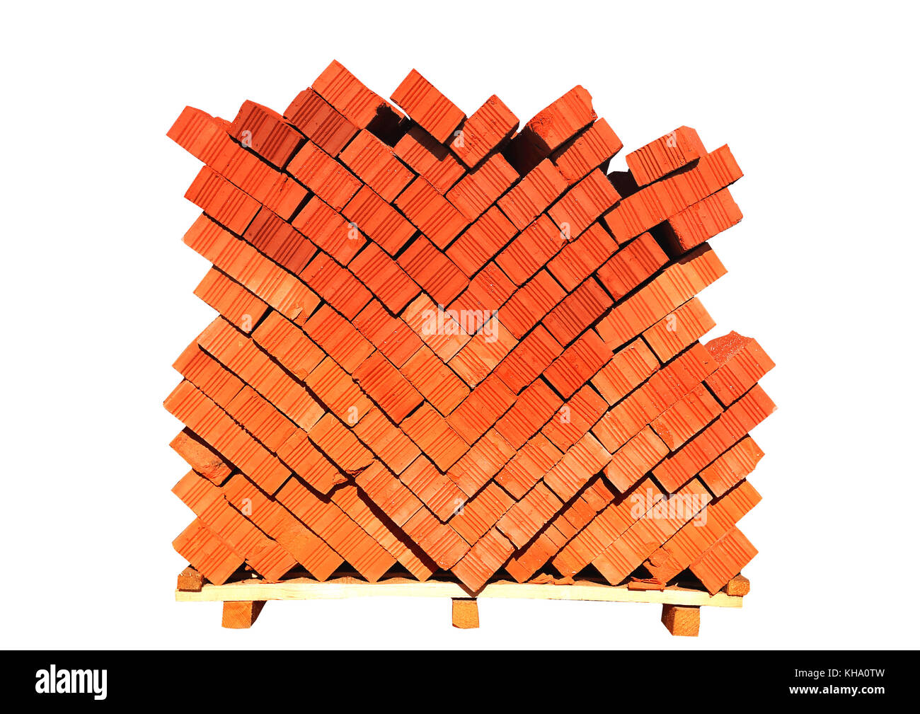 Pallets of bricks Cut Out Stock Images & Pictures - Alamy