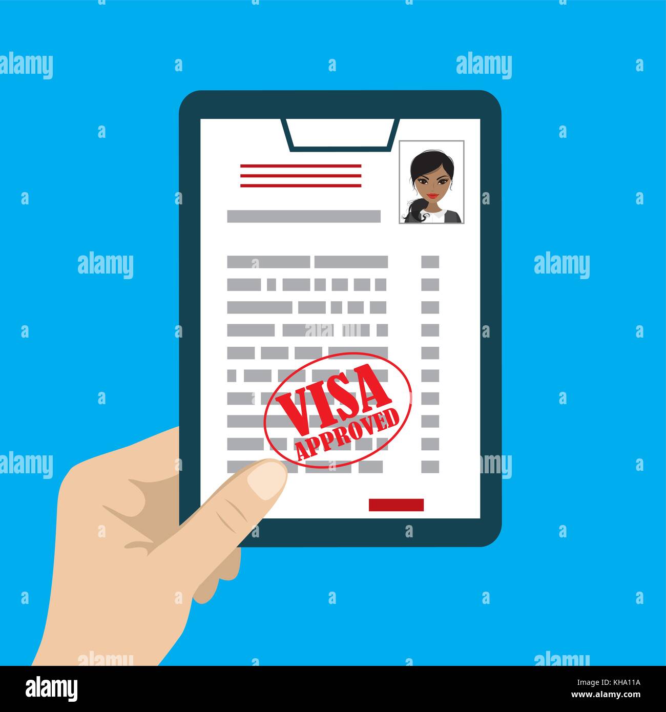 Visa vector vectors hi-res stock photography and images - Alamy