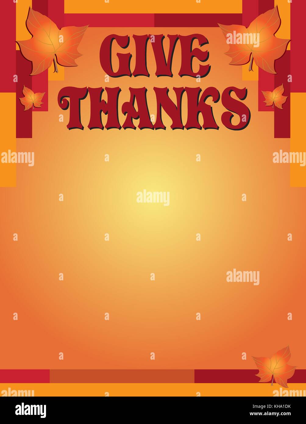 Give Thanks Modern Background Stock Photo - Alamy