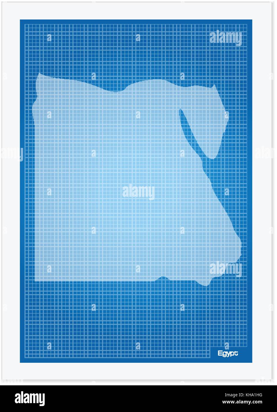Egypt on blueprint on a white background Stock Vector Image & Art - Alamy