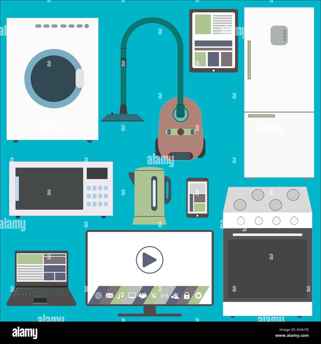 Machines vectors hi-res stock photography and images - Alamy