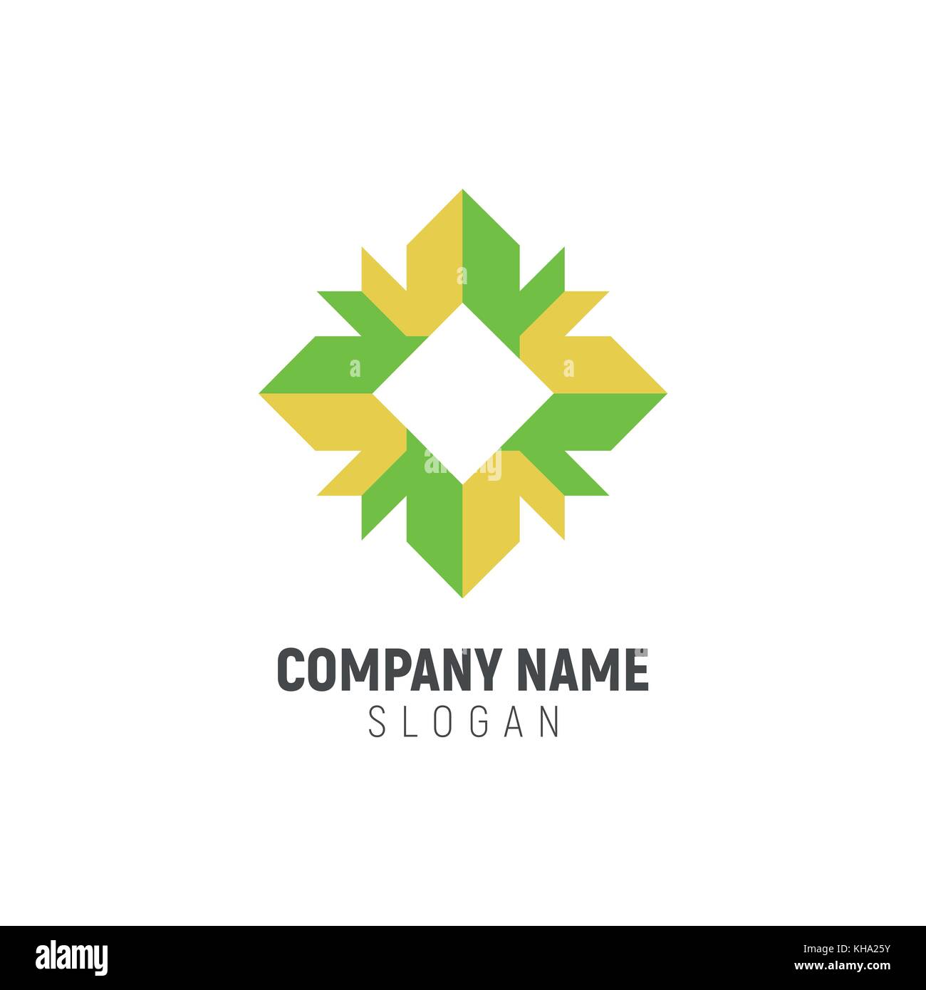 Unique Cross Geometric Logo Design Vector Graphic Template Stock Vector ...