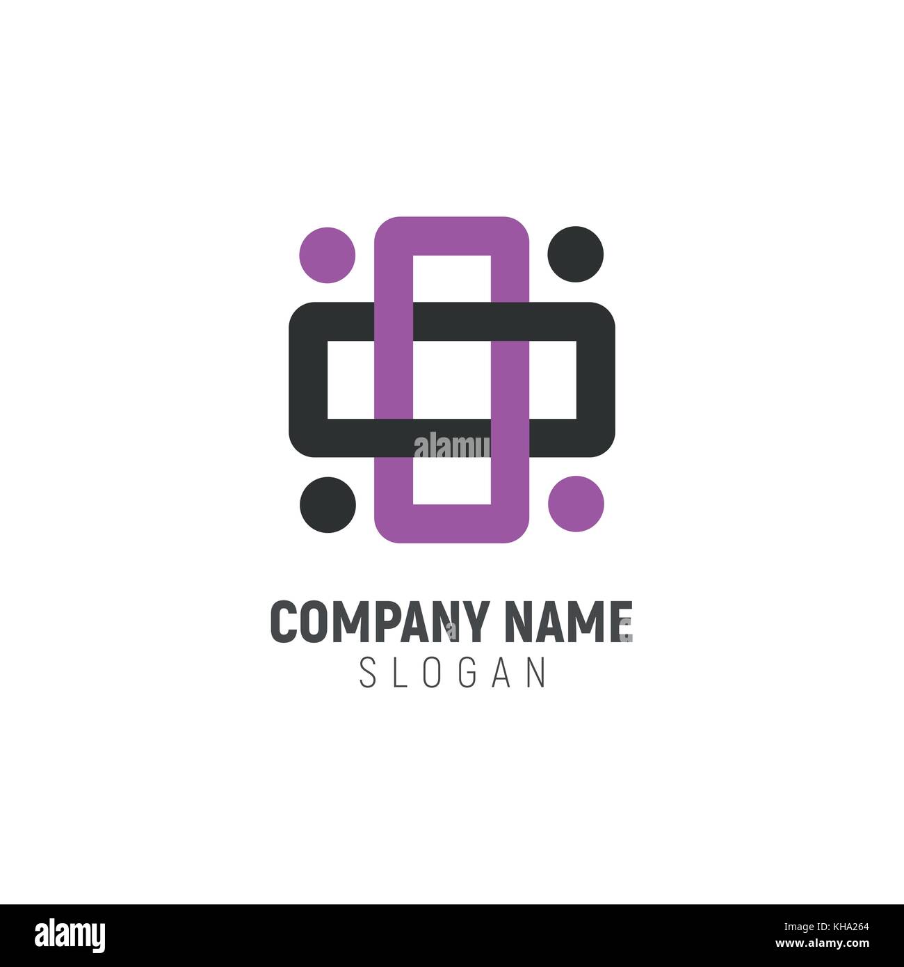 Join Cross Logo Design Vector Graphic Template Stock Vector Image & Art ...