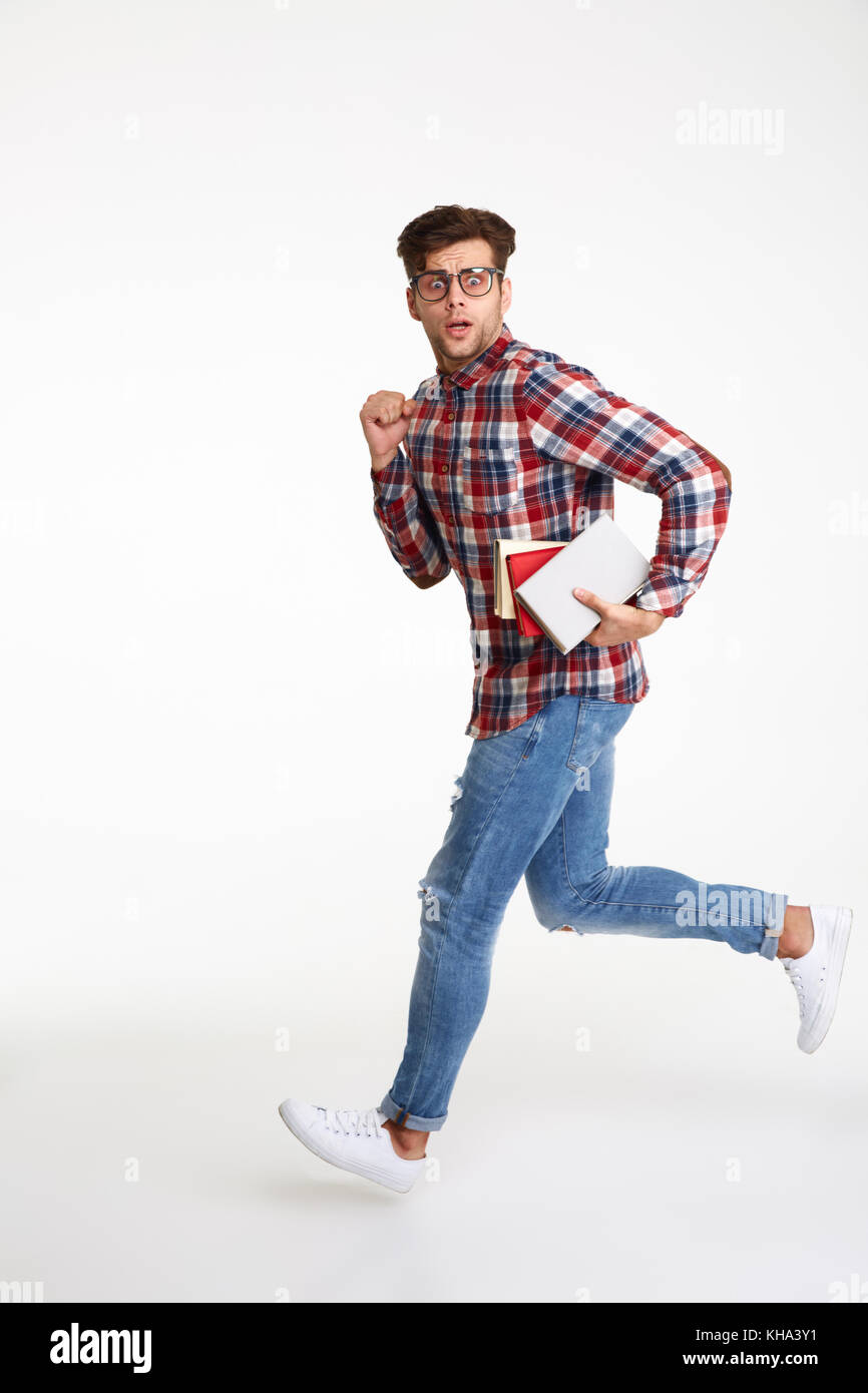 Scared person running at camera hi-res stock photography and images - Alamy