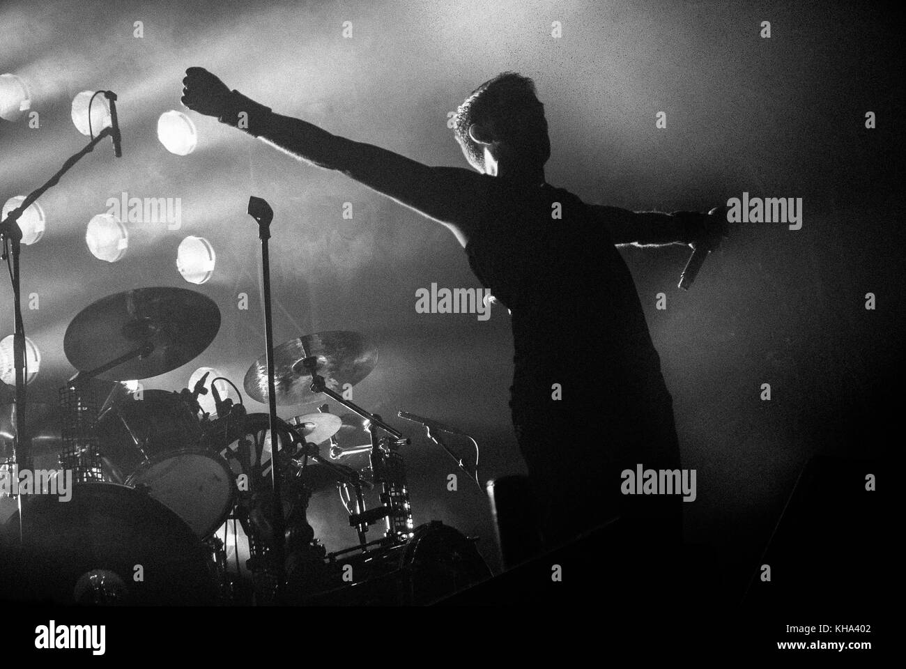 Stage equipment concert in Black and White Stock Photos & Images - Alamy