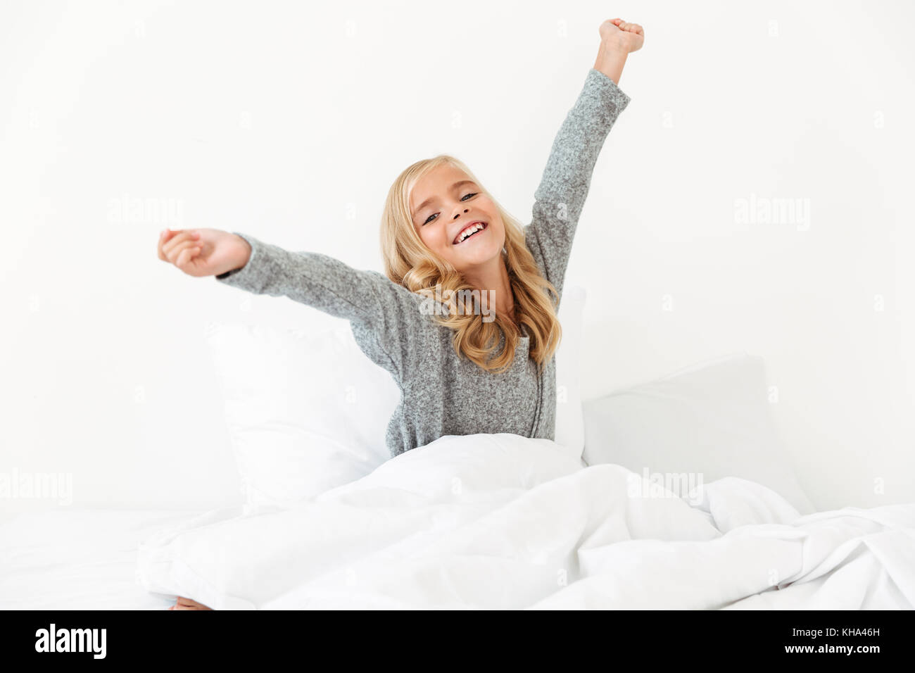 Girl Getting Up In The Morning