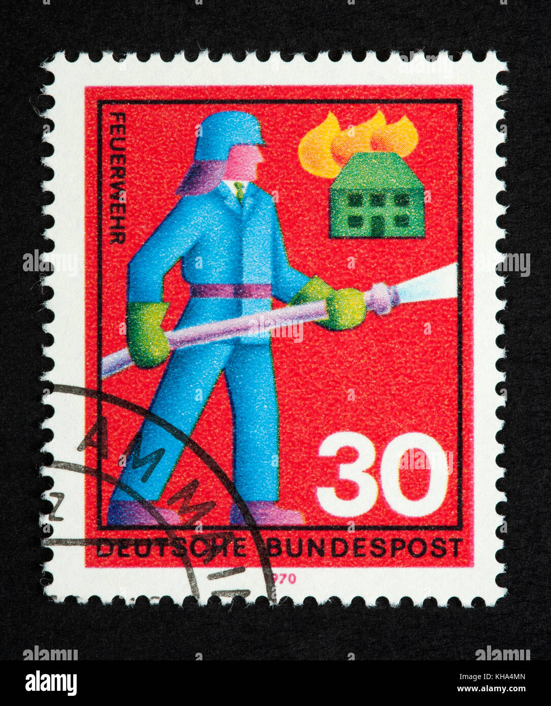 German postage stamp Stock Photo - Alamy