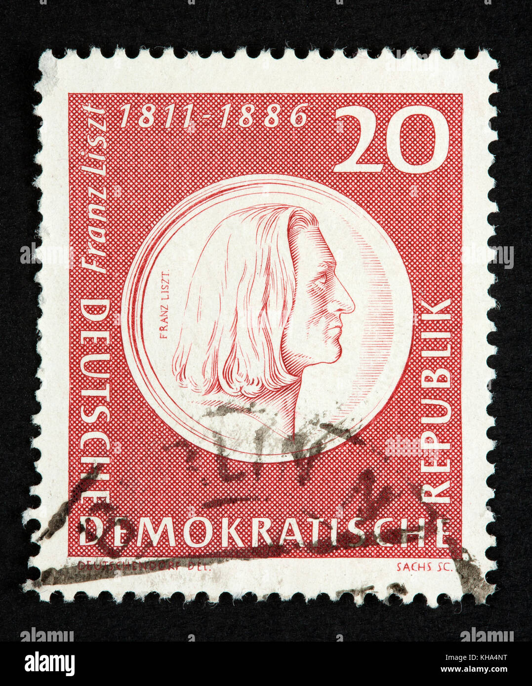 DDR postage stamp Stock Photo - Alamy