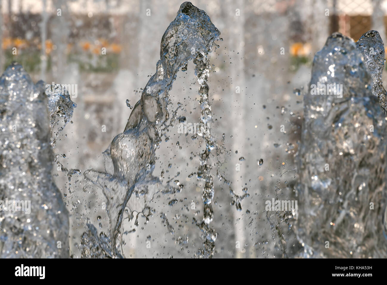 Beautiful abstract decorative background with frozen droplets and ...