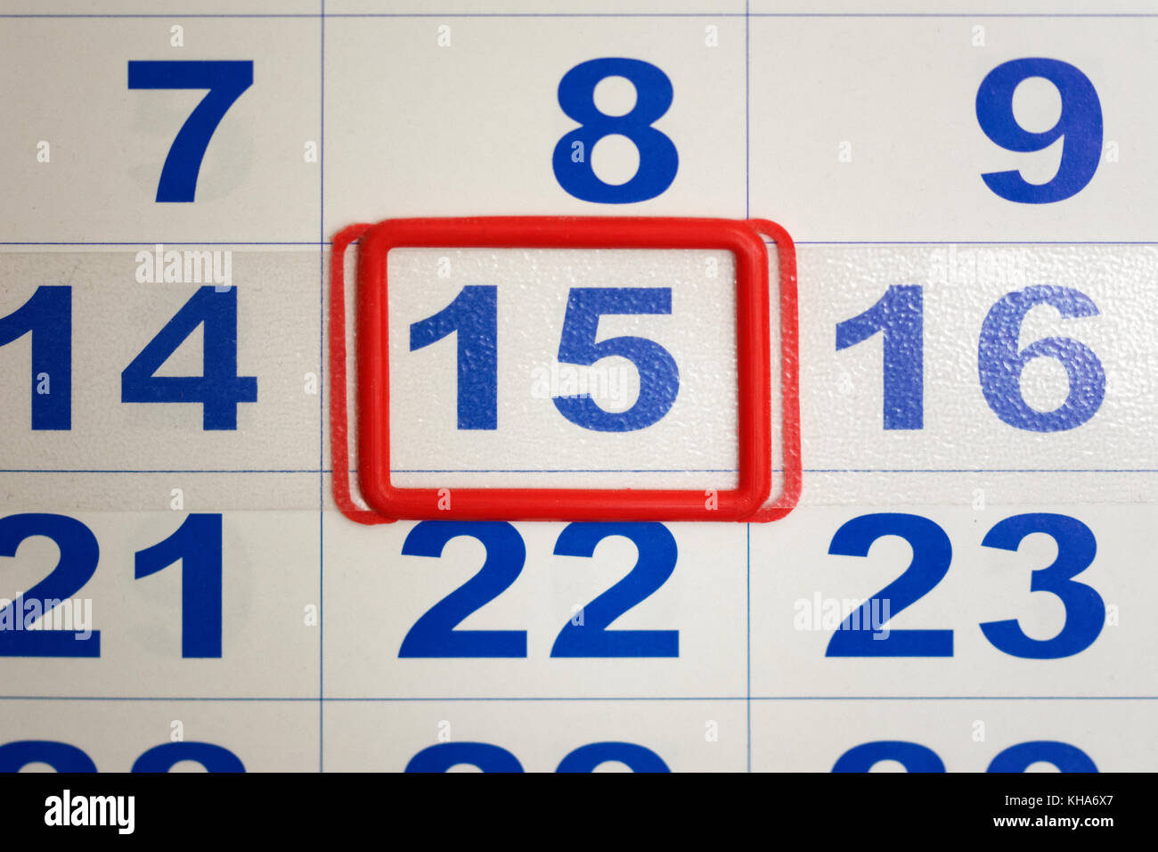 Work week calendar hi-res stock photography and images - Alamy