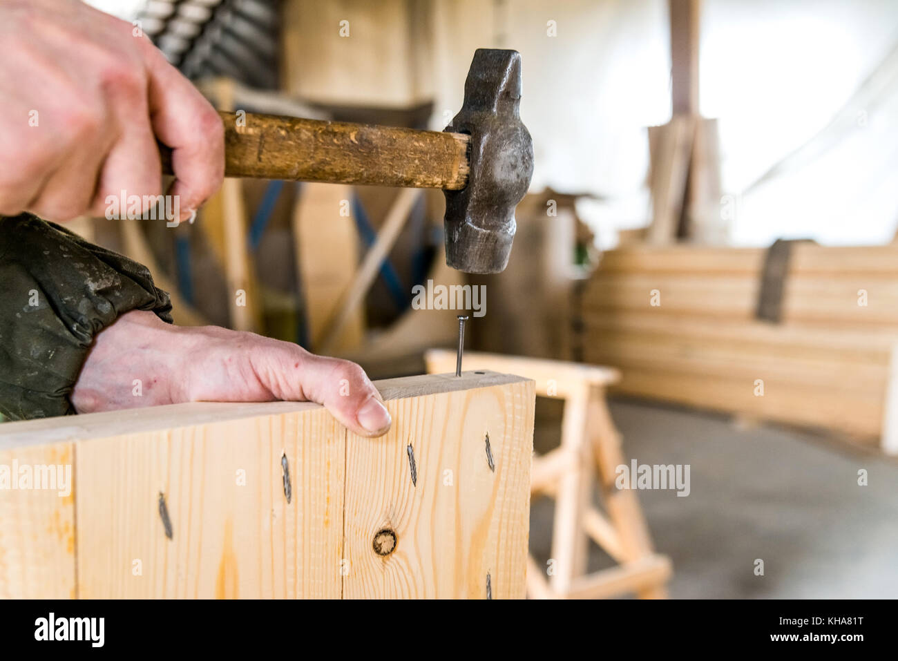 Lath hammer hi-res stock photography and images - Alamy