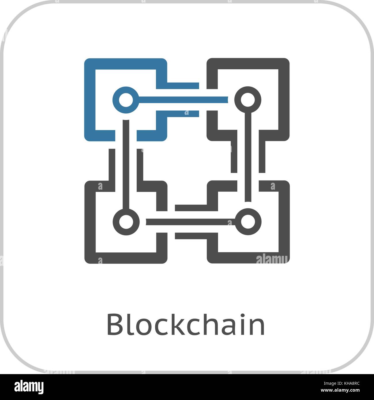 Blockchain logo Stock Vector Images - Alamy