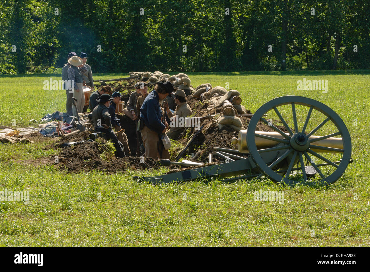 American Civil War Reenactment Stock Photo - Alamy