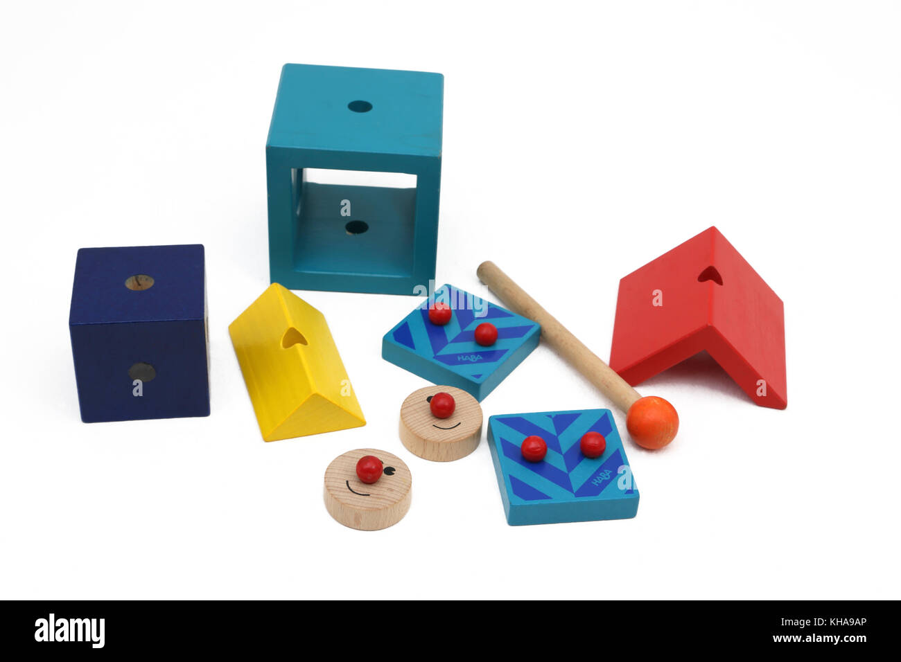 Magnetic Buildng Block House by HABA Stock Photo - Alamy