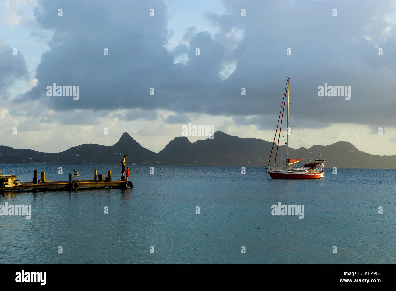 Saline island grenadines hi-res stock photography and images - Alamy
