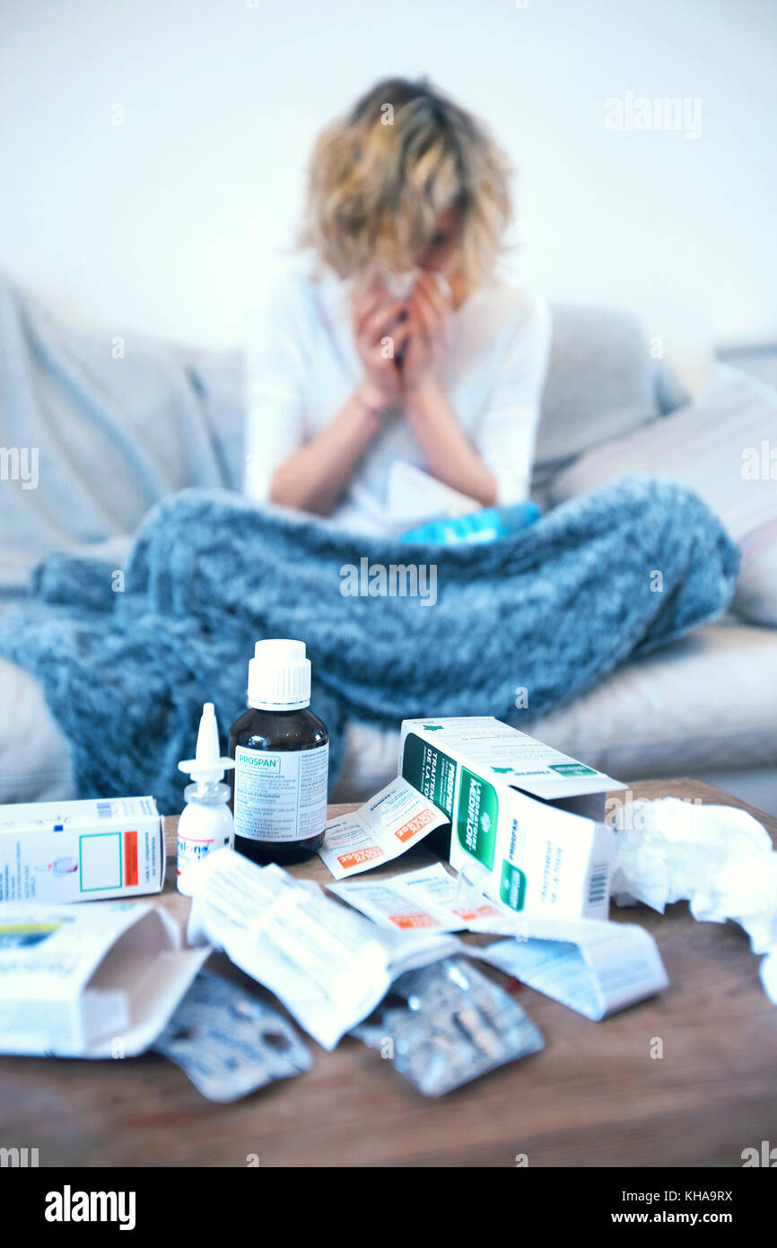 Woman at home. Seak Stock Photo - Alamy