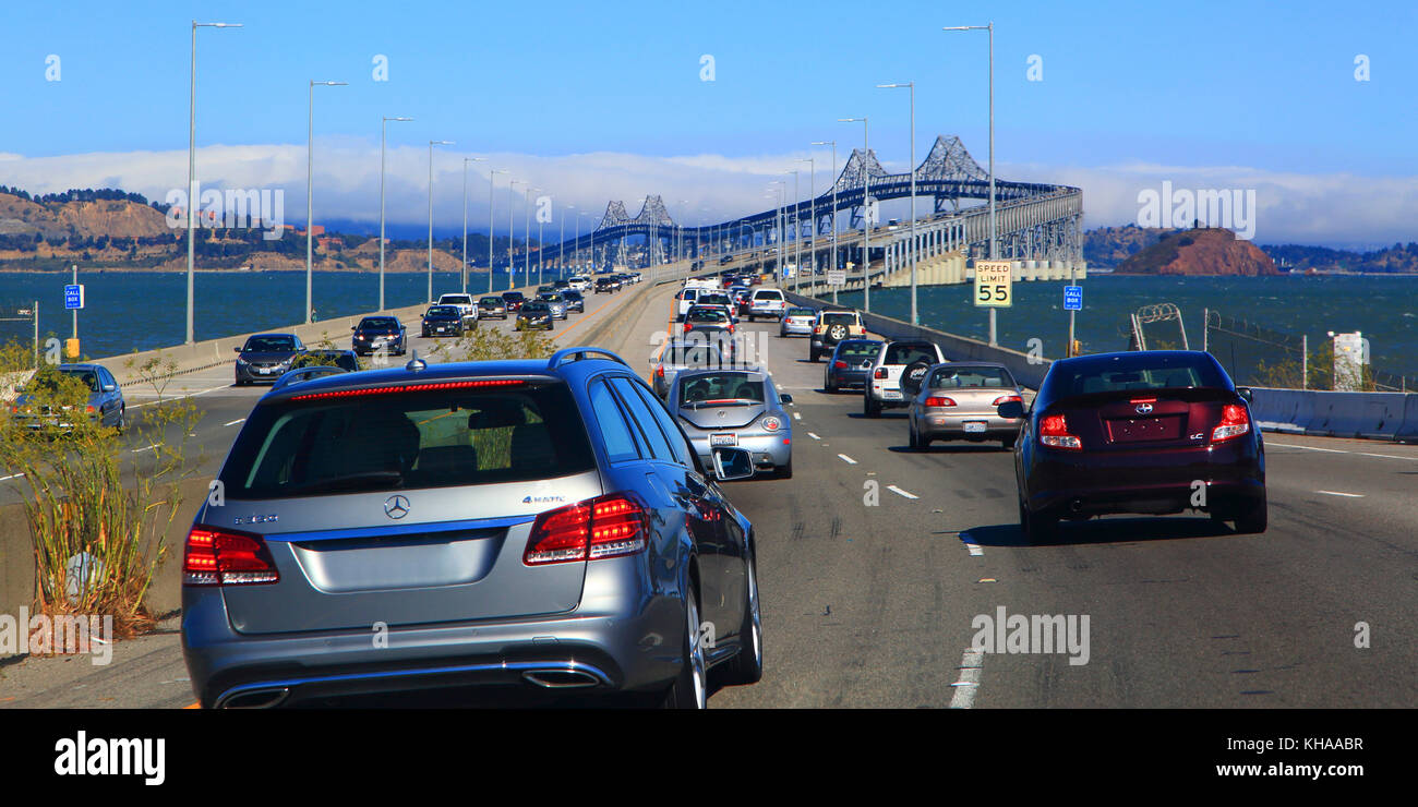 Usa, California, San Francisco, Richmond-San Rafael Bridge Stock Photo - Alamy