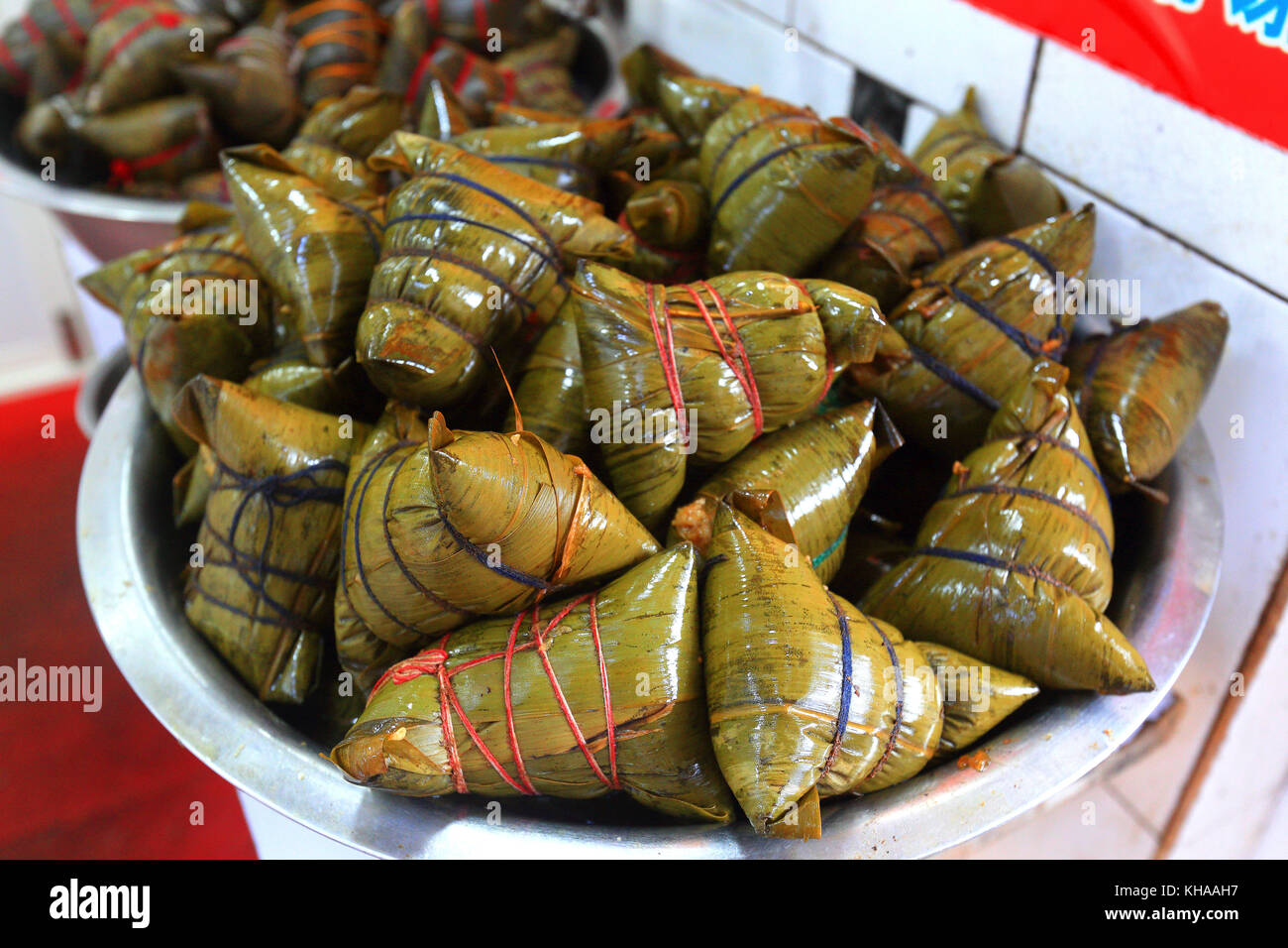 Asia, China, Shanghai. zòngzi Stock Photo - Alamy