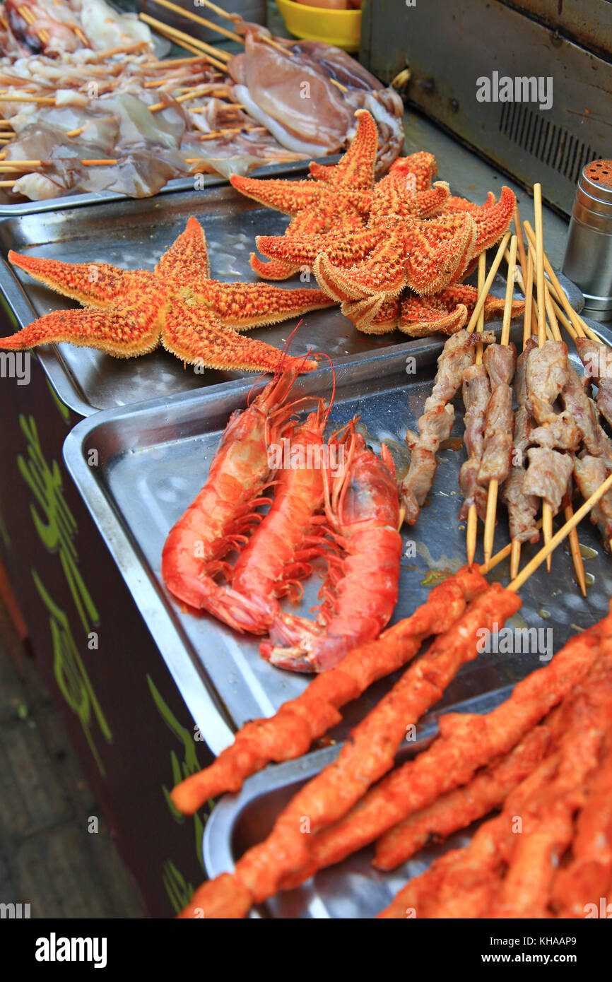 Asia, China, Shandong Province, Qingdao. Food Stock Photo - Alamy