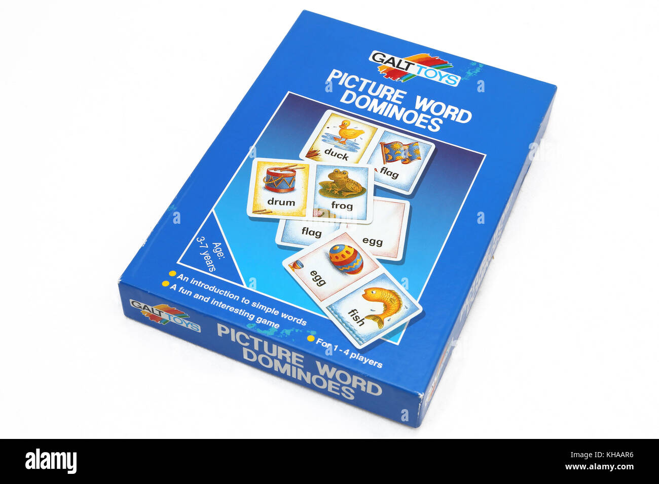 Picture Word Dominoes Game Stock Photo - Alamy