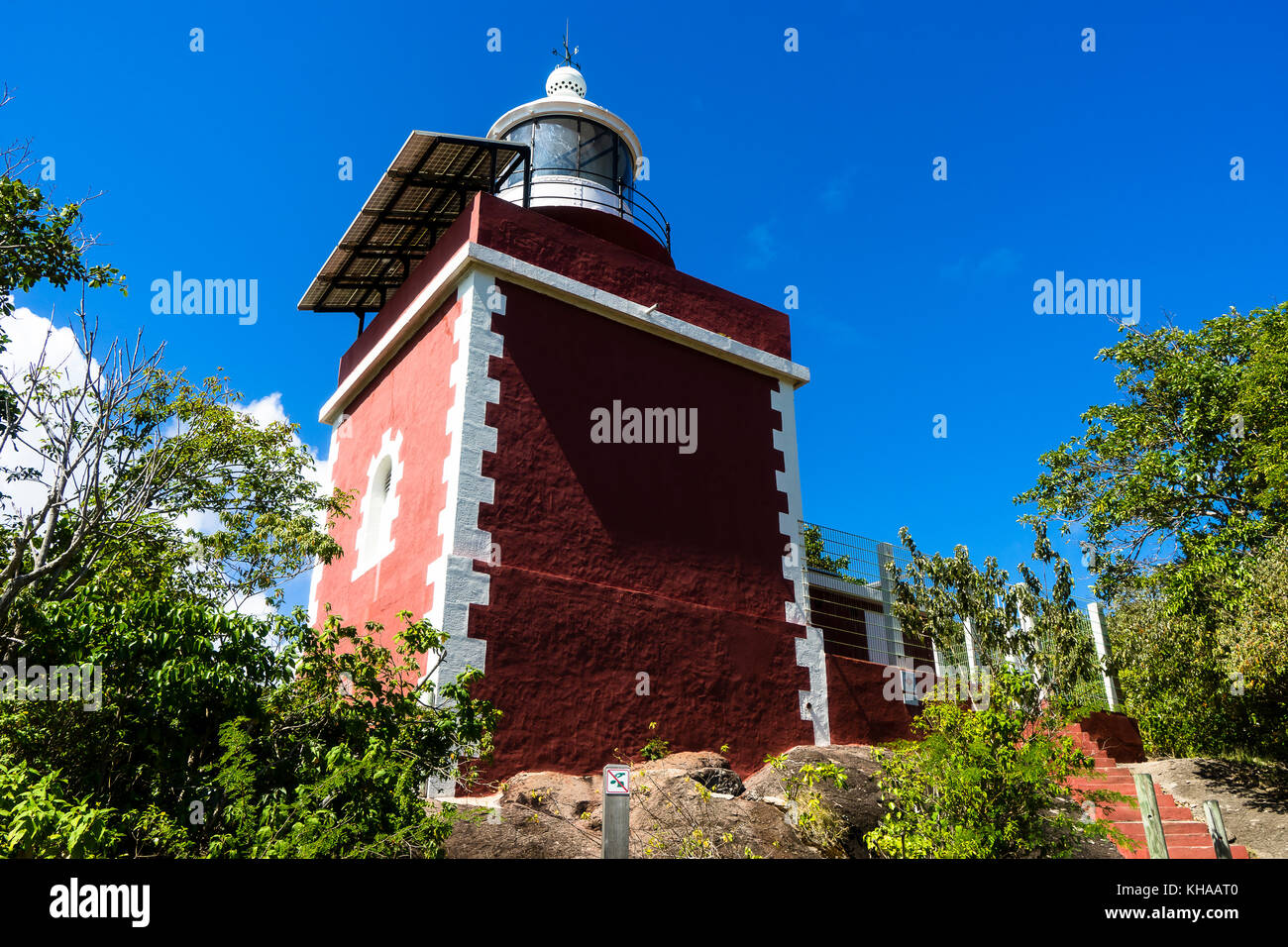 Lighthouse, Caravelle's peninsula, Martinique, France Stock Photo - Alamy