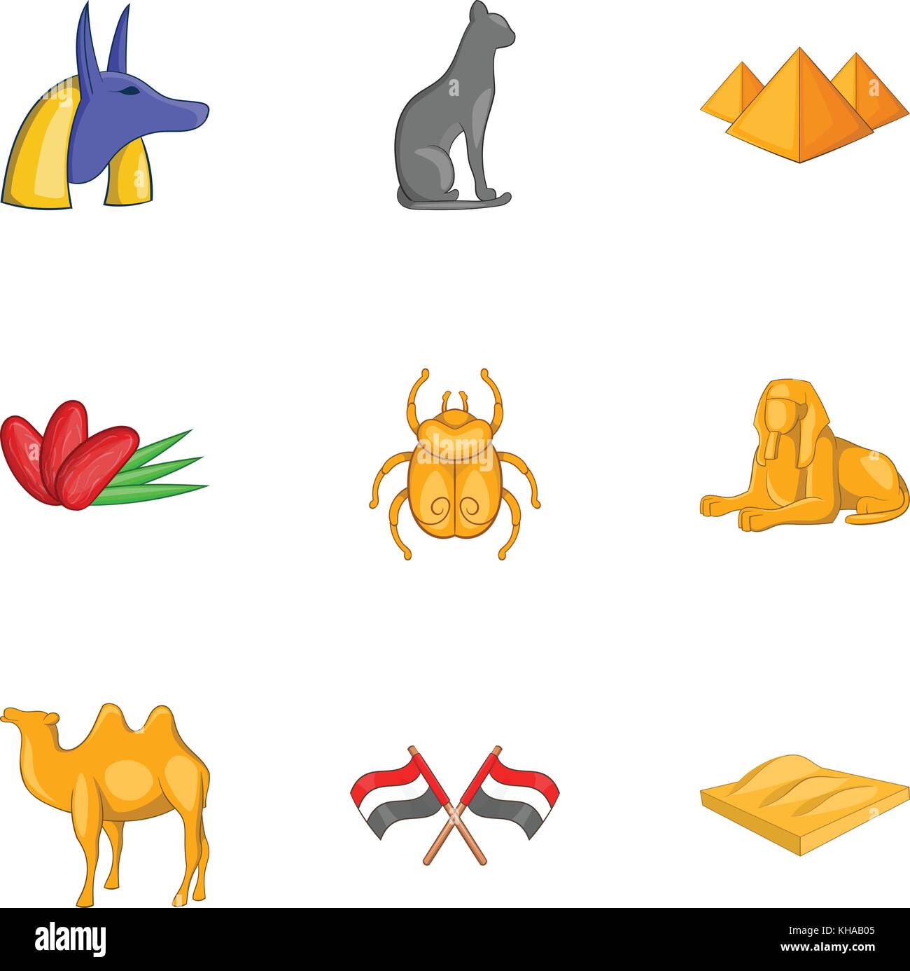 Attributes ancient Egypt icons set, cartoon style Stock Vector Image ... Attributes ancient Egypt icons set, cartoon style Stock Vector Image ...