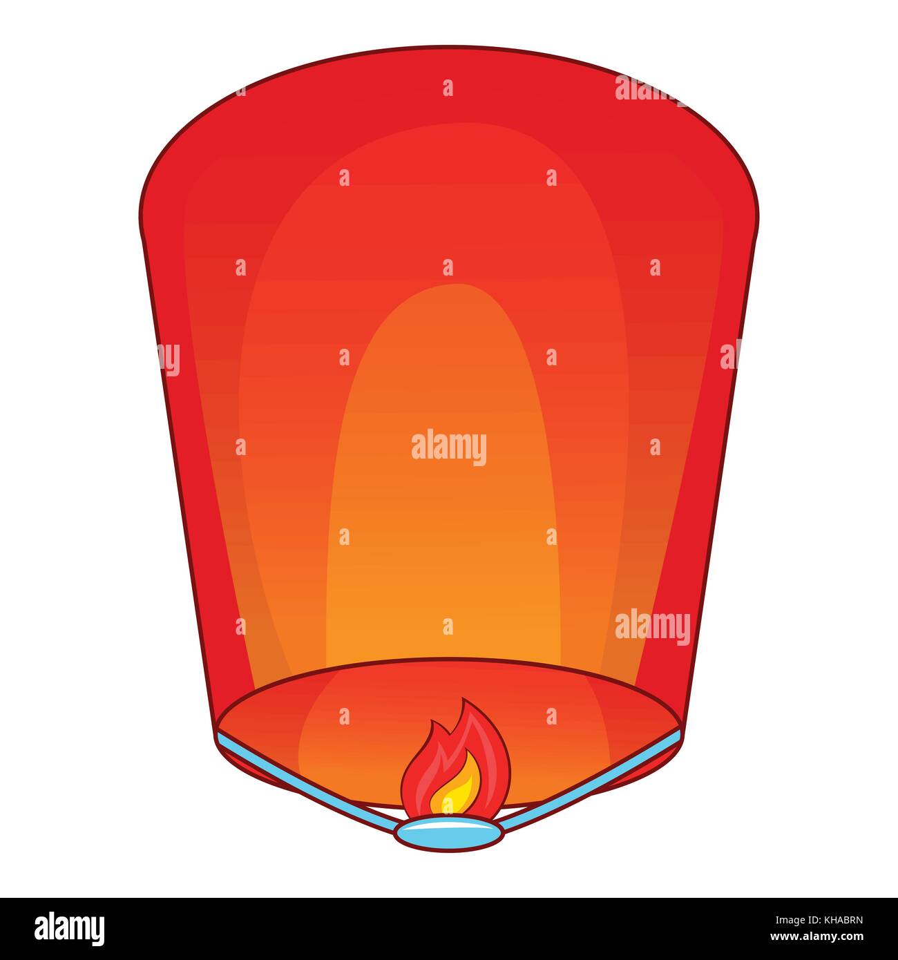 Flying lantern icon, cartoon style Stock Vector Image & Art - Alamy