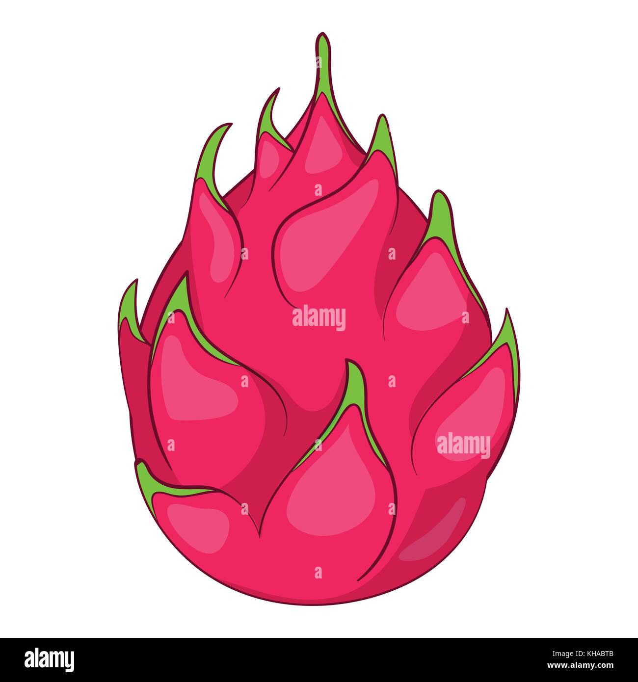 Dragon fruit icon, cartoon style Stock Vector Image & Art - Alamy