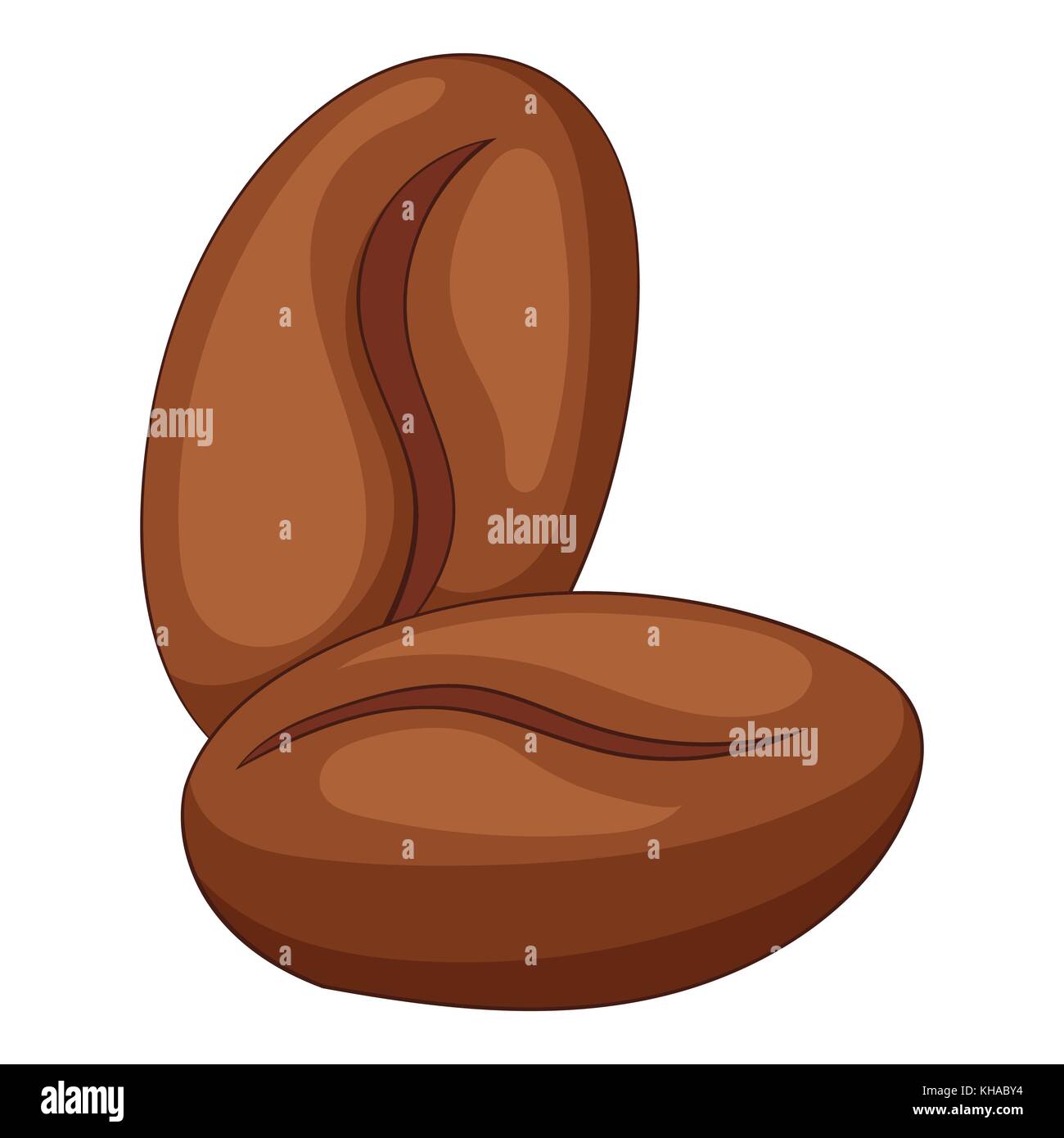 Coffee beans icon, cartoon style Stock Vector Image & Art - Alamy