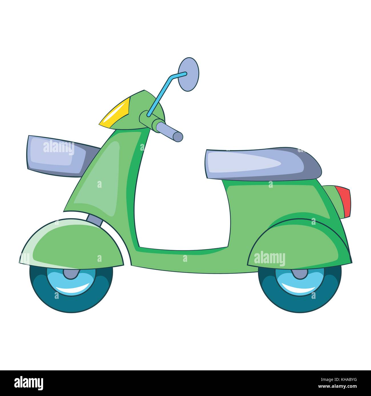 Scooter motorbike icon, cartoon style Stock Vector Image & Art - Alamy