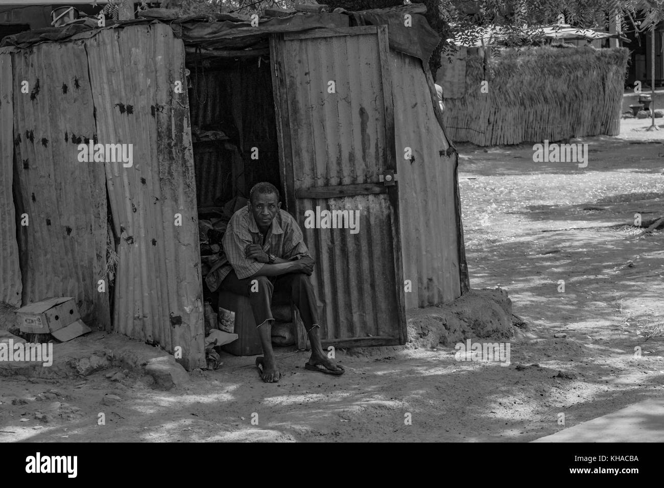 Tin village Black and White Stock Photos & Images - Alamy