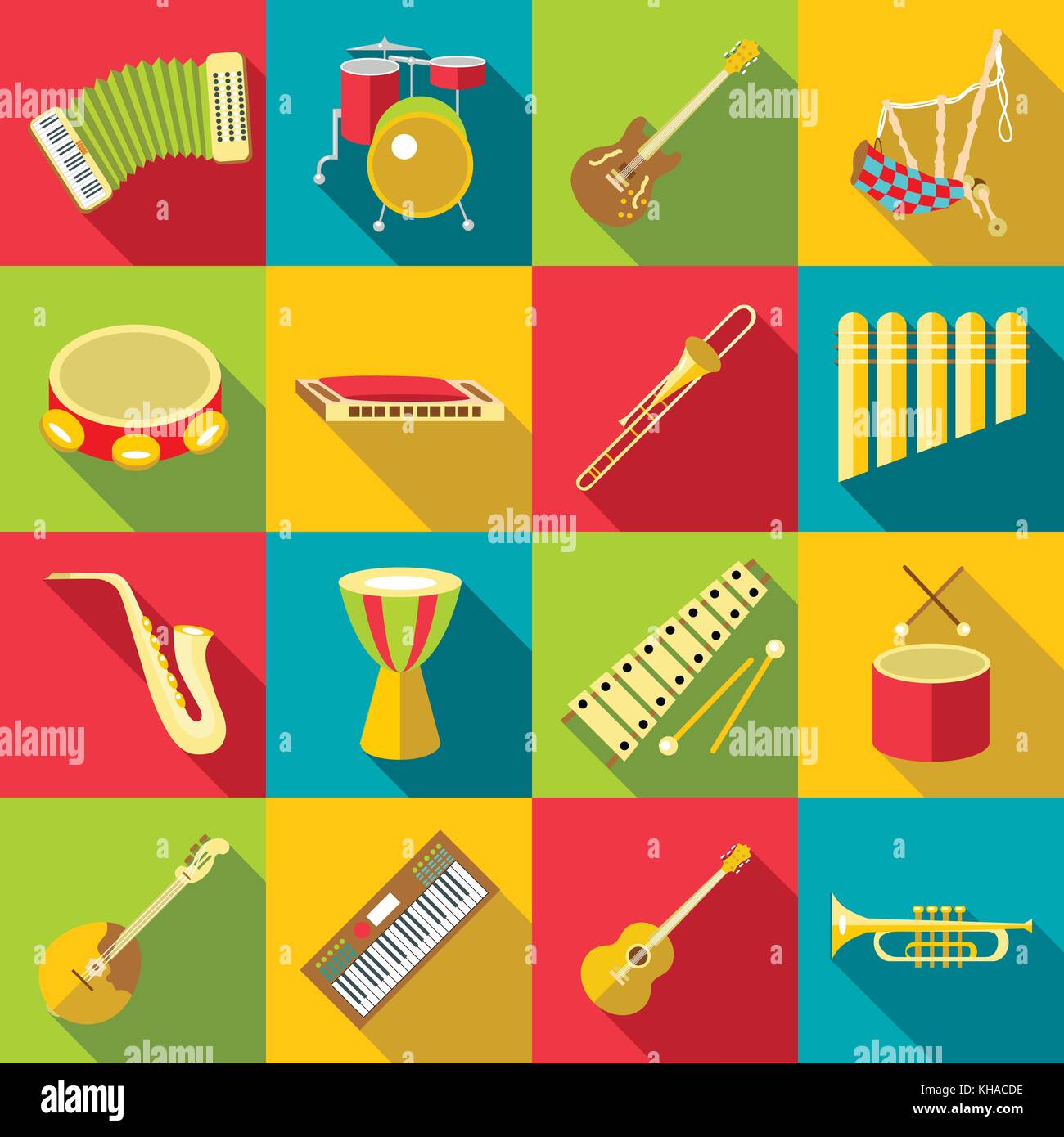 Bagpipes drums Stock Vector Images - Alamy