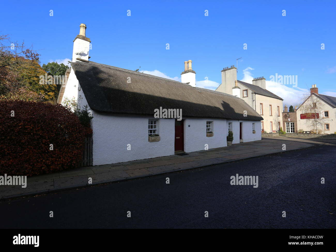 Glamis street scene Angus Scotland November 2017 Stock Photo - Alamy
