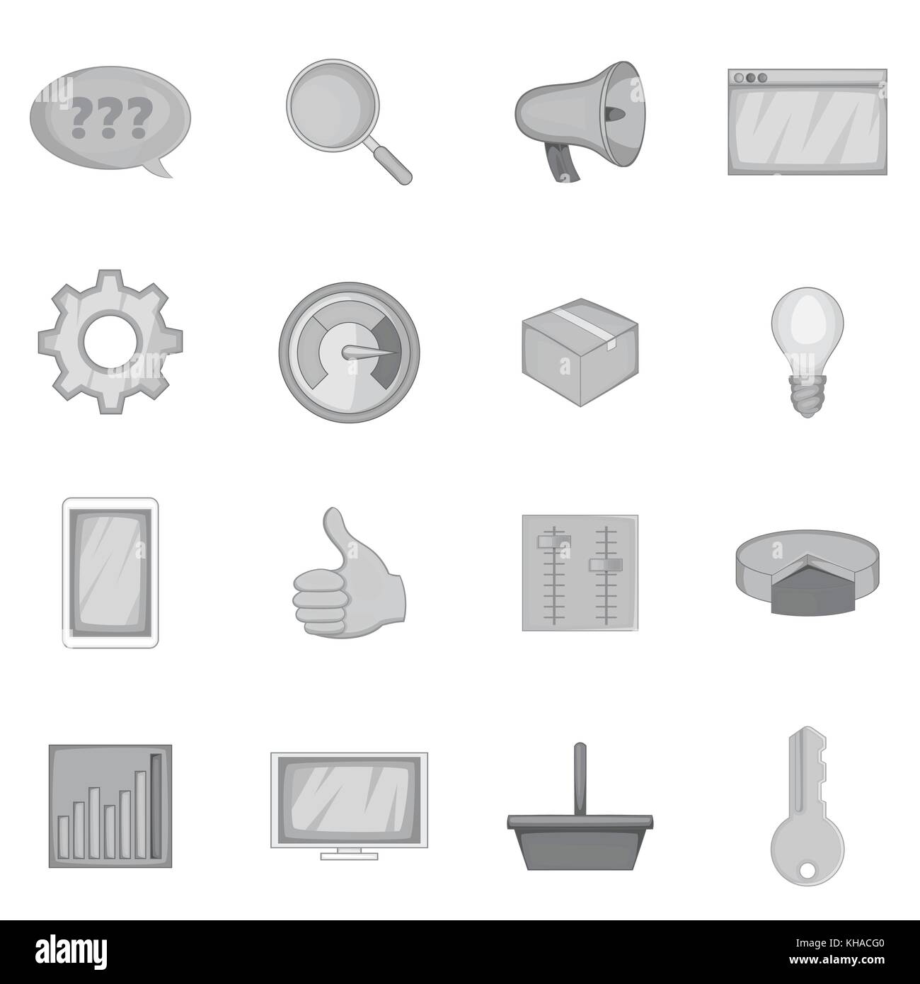 Diagram icon monochrome style Stock Vector Images - Alamy