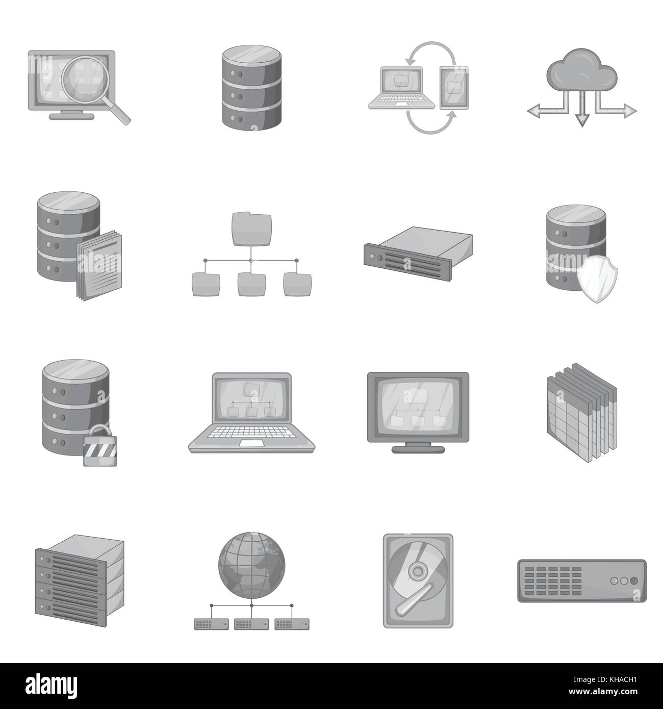 File management icon monochrome Stock Vector Images - Alamy
