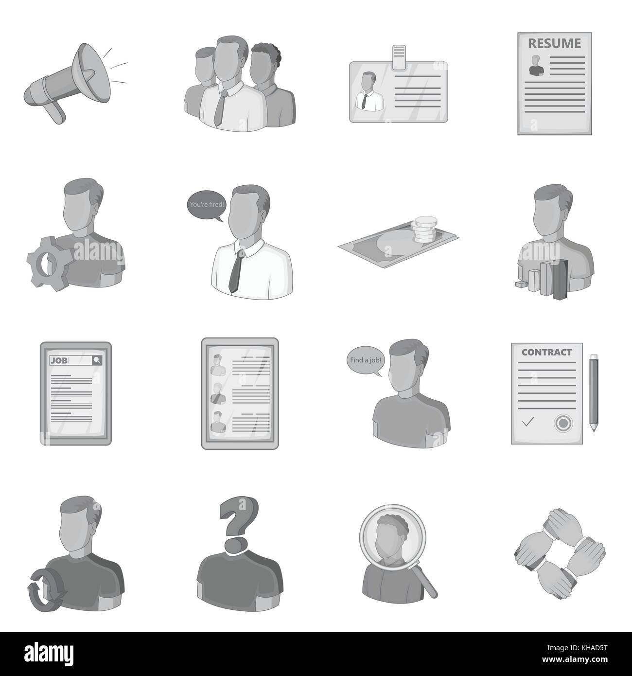 Human resources department Stock Vector Images - Alamy