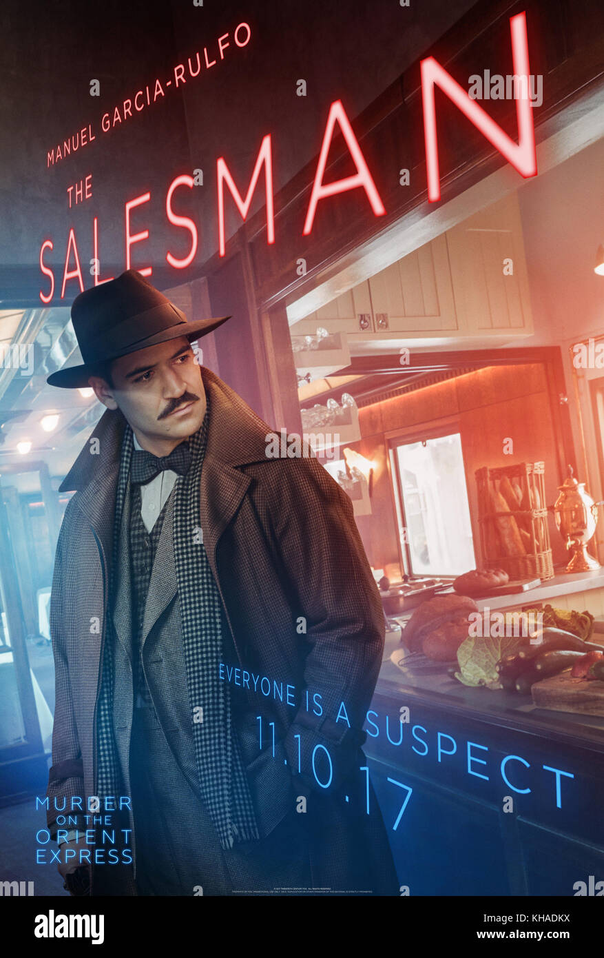 MURDER ON THE ORIENT EXPRESS, US character poster, Manuel Garcia-Rulfo ...