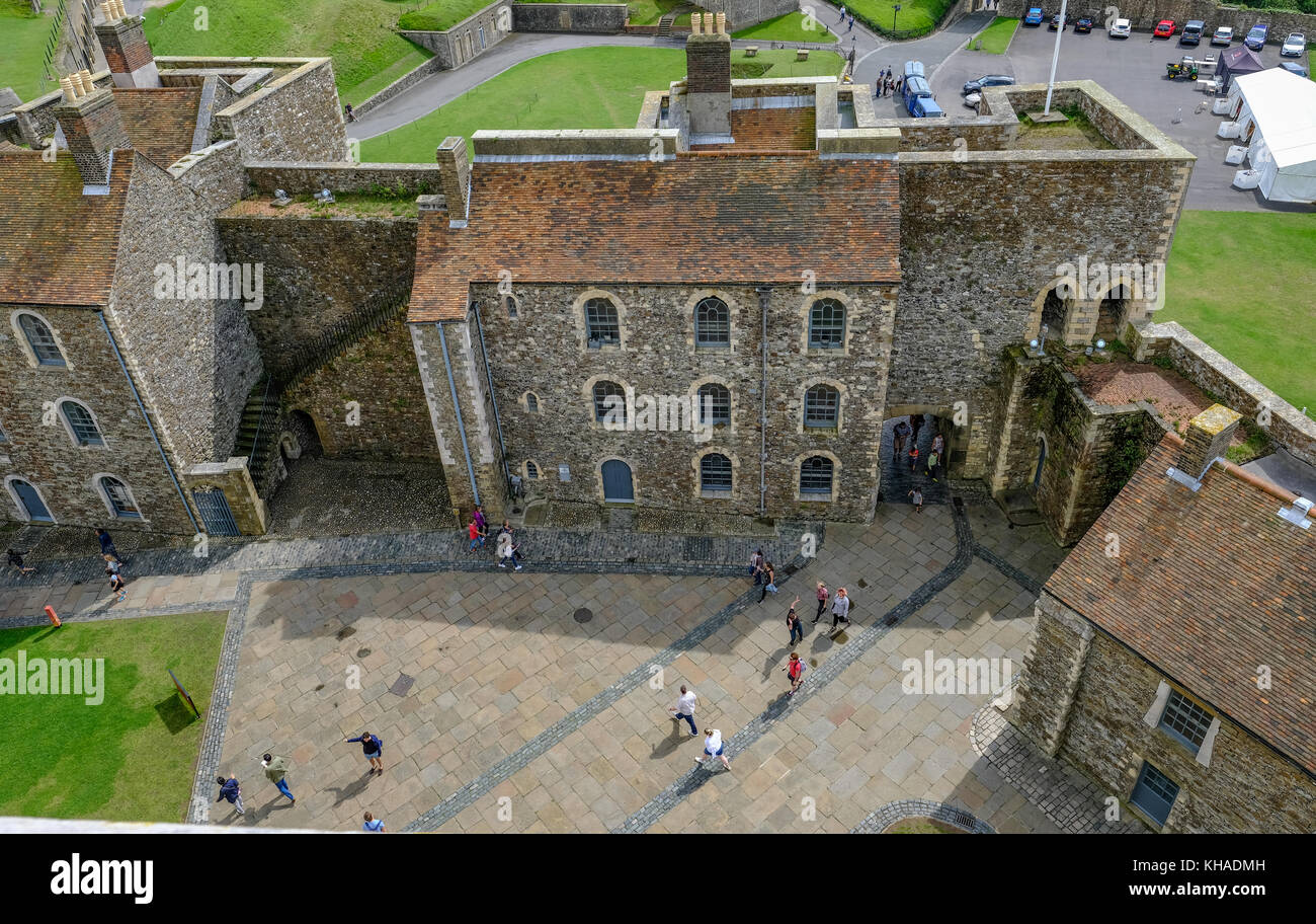 Dover castle aerial hi-res stock photography and images - Alamy