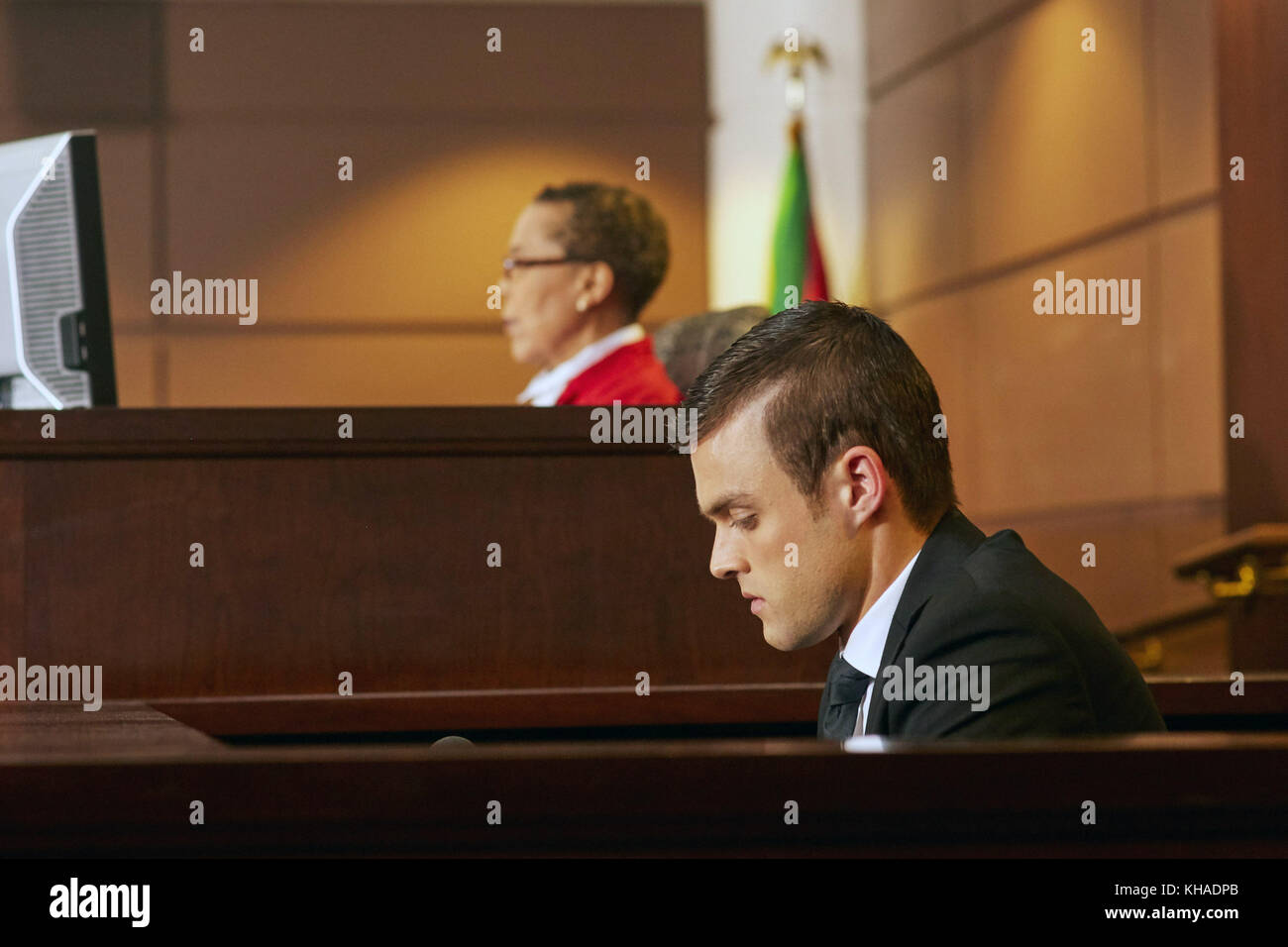 OSCAR PISTORIUS: BLADE RUNNER KILLER, Andreas Damm (front), 2017. ph ...