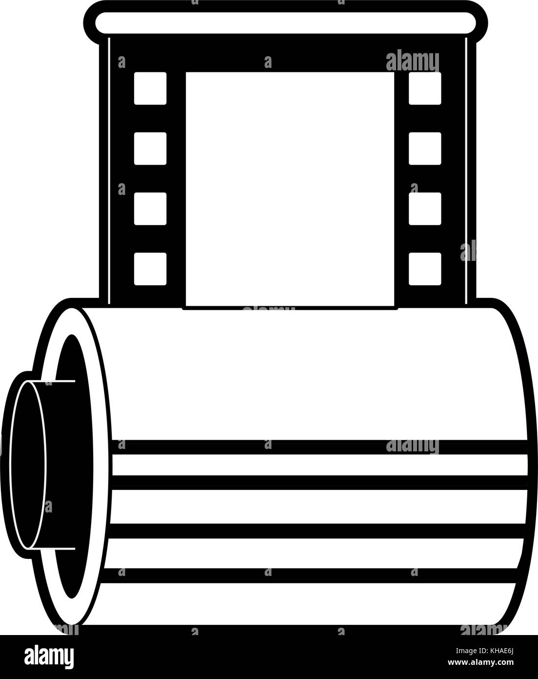 photographic roll isolated Stock Vector Image & Art - Alamy