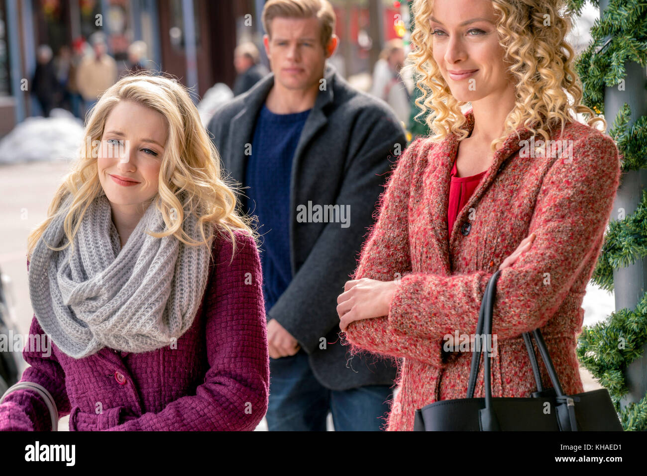 MARRY ME AT CHRISTMAS, (front, from left): Emily Tennant, Rachel ...