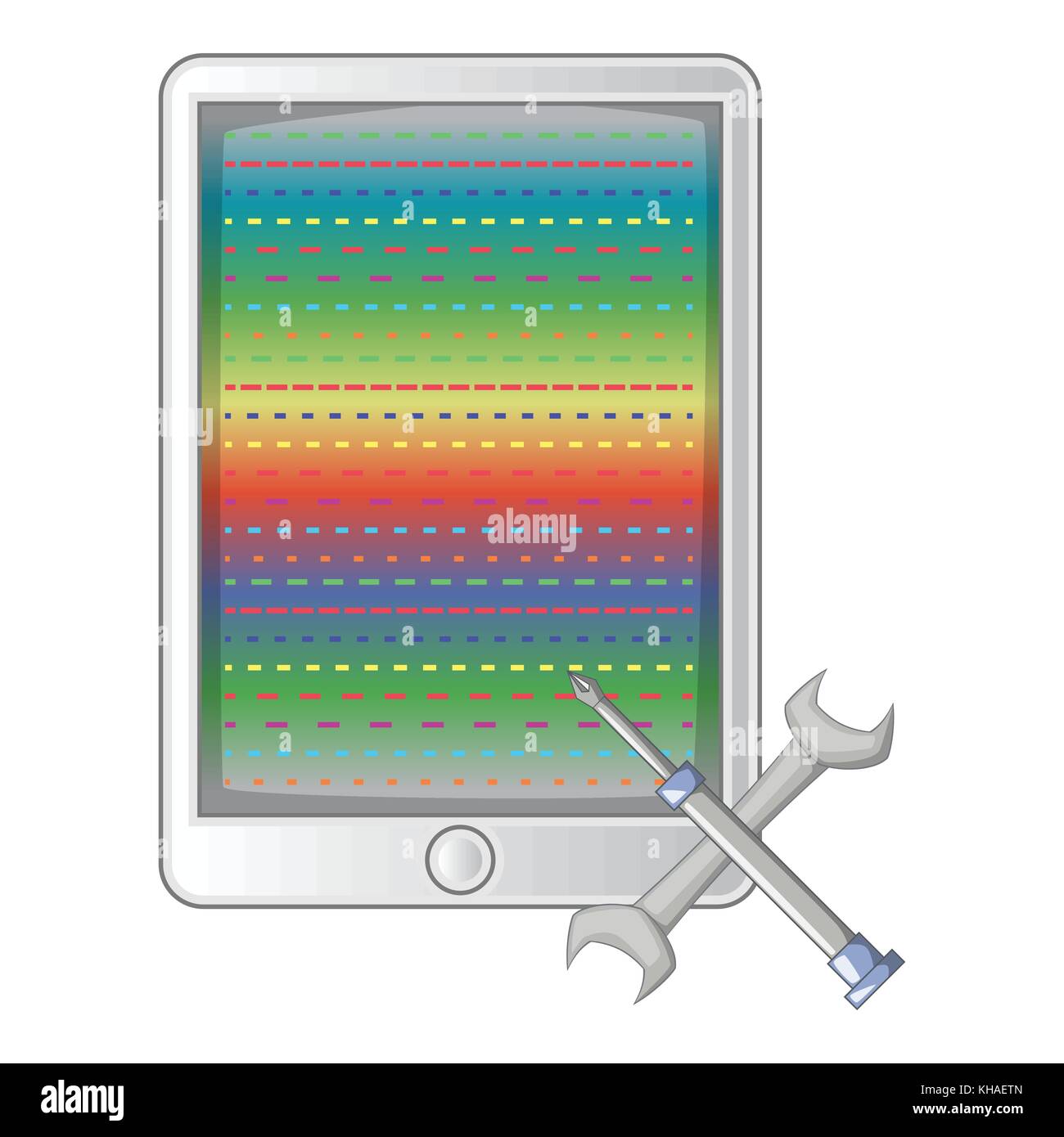 Mobile repair icon, cartoon style Stock Vector Image & Art - Alamy