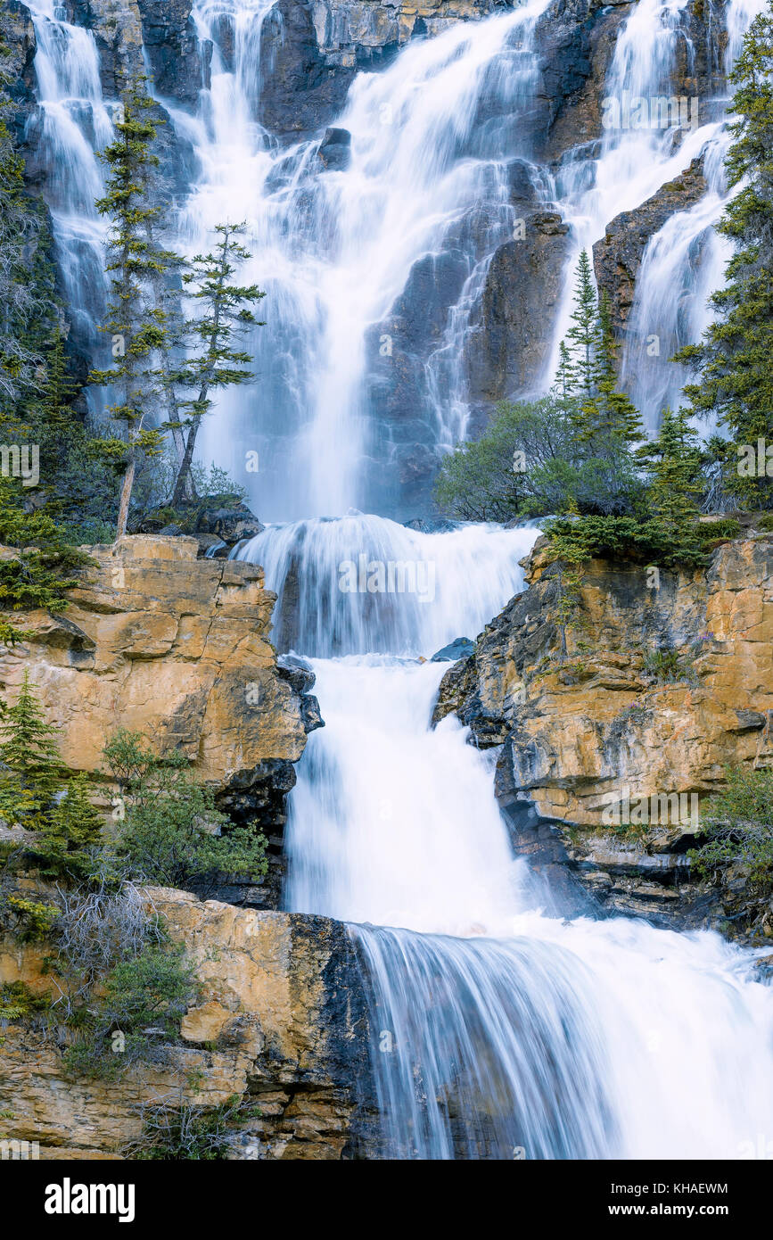 Tangle Falls, Jasper National Park, Alberta, Canada Stock Photo - Alamy