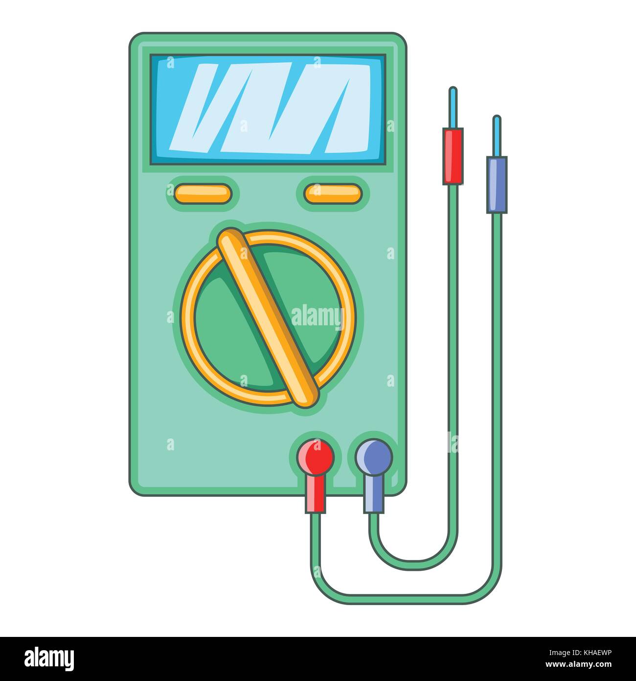 Digital multimeter icon, cartoon style Stock Vector Image & Art - Alamy