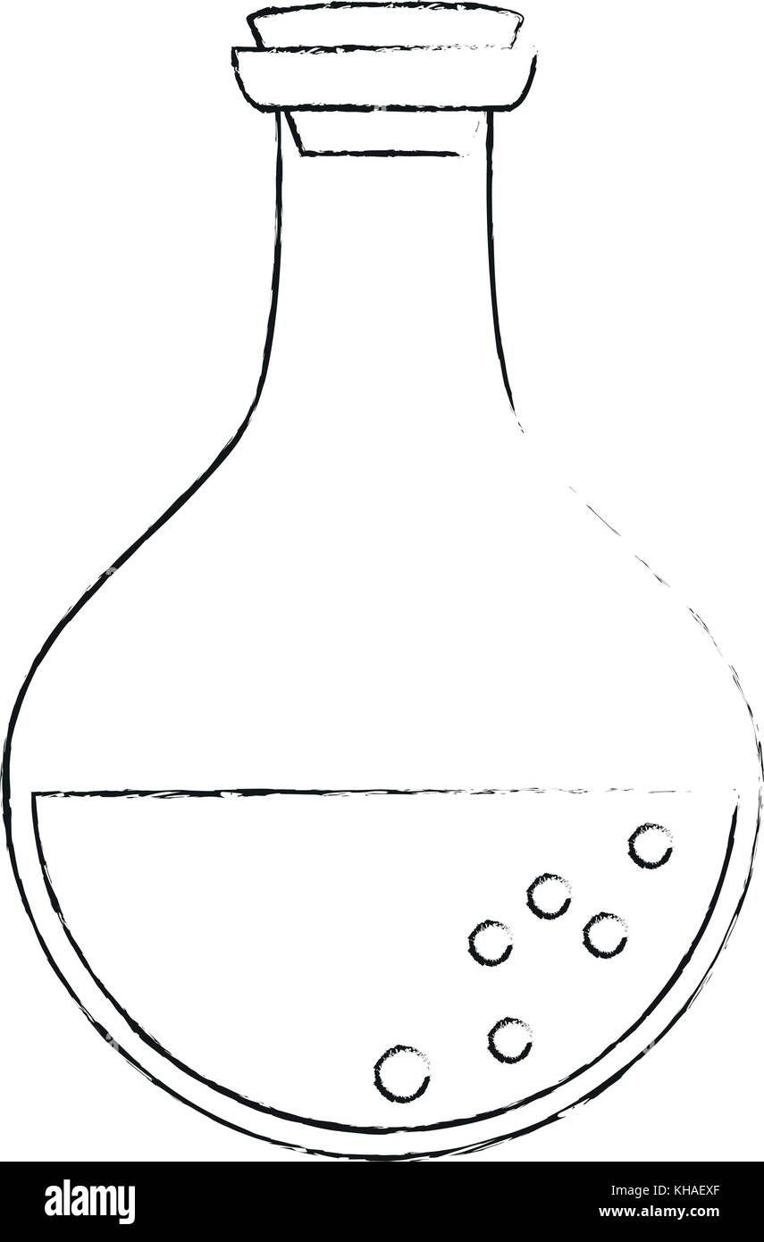 Flask chemistry lab Stock Vector Image & Art - Alamy