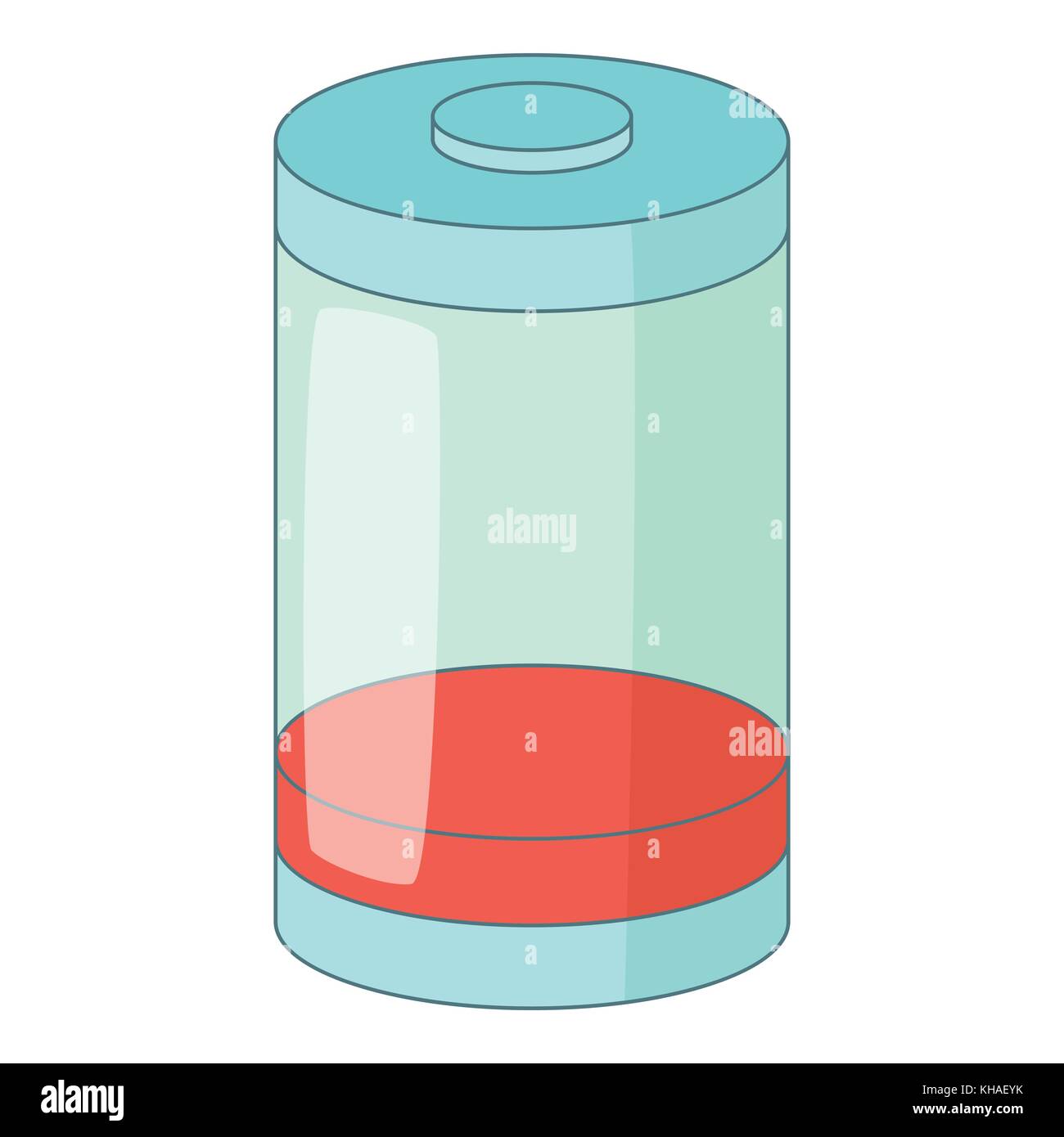 Low battery icon, cartoon style Stock Vector Image & Art - Alamy